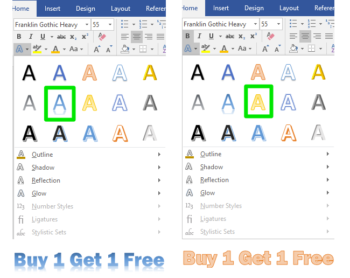 Text Effects | Computer Applications for Managers