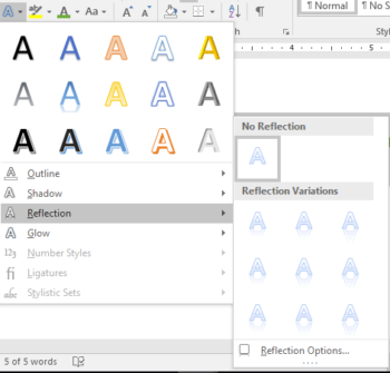 Text Effects | Computer Applications for Managers