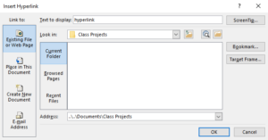Hyperlinks | Computer Applications for Managers