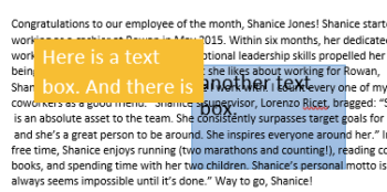 Text Boxes | Computer Applications for Managers