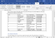 Assignment: Create Document with Tables and Images | Waymaker Computer Apps for Managers
