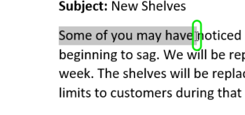 Selecting and Moving Text | Computer Applications for Managers