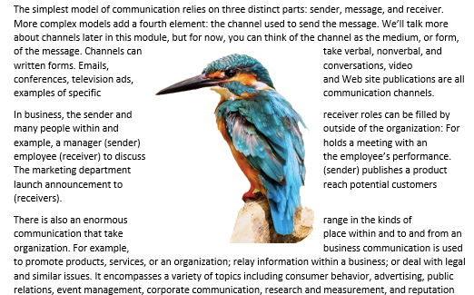 Text Wrap Computer Applications For Managers Course Hero