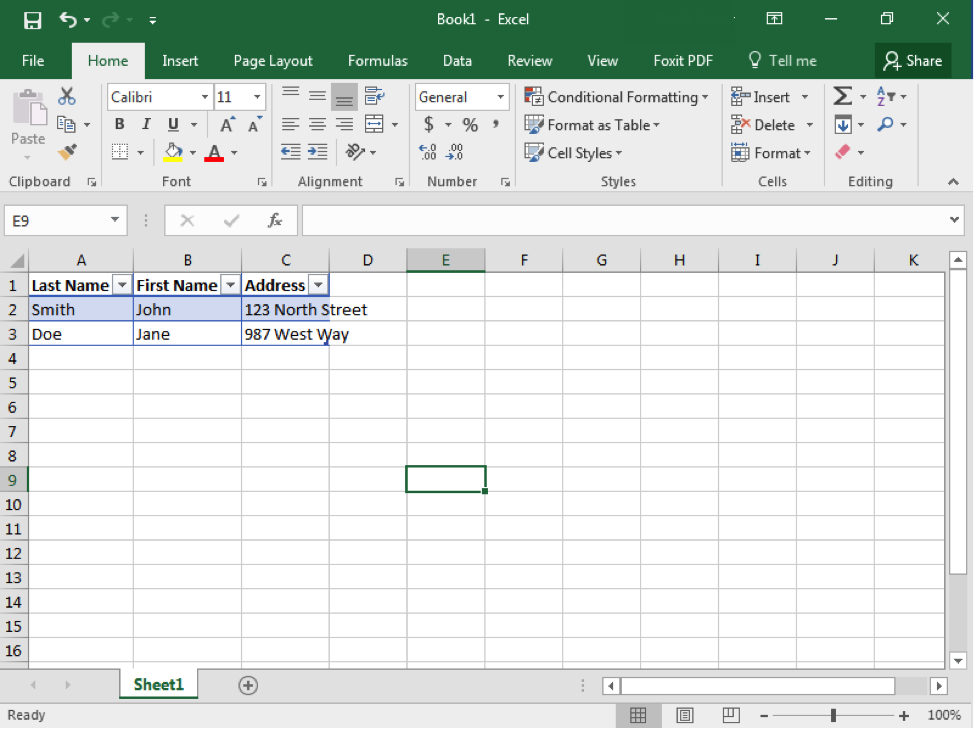 Table And Cell Styles Computer Applications For Managers Course Hero