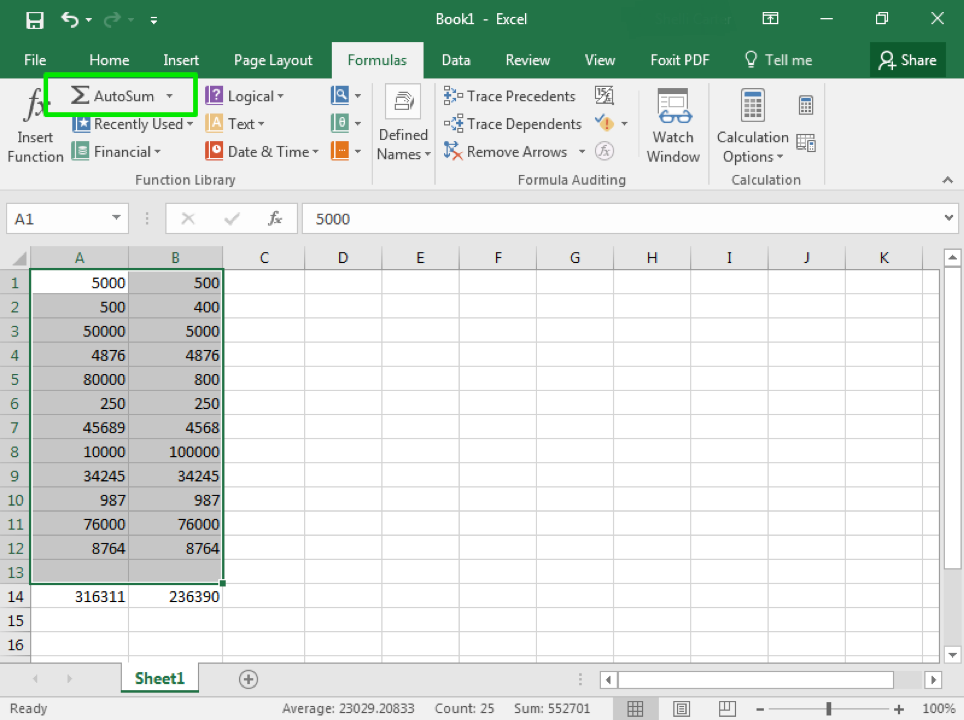 SUM Data Computer Applications For Managers