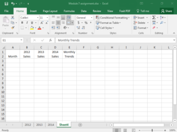 Assignment: Analyze Yearly Trends | Computer Applications for Managers