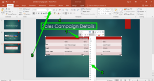 Excel Table in PowerPoint | Computer Applications for Managers