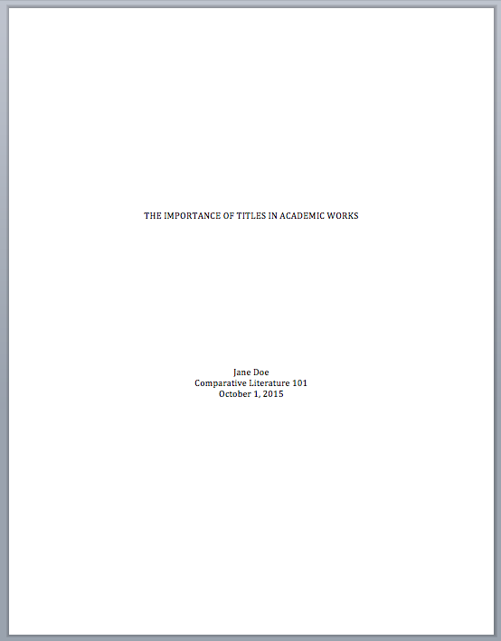 Chicago Turabian Structure And Formatting Of Specific Elements Conventions Of College Writing
