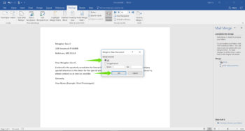 Assignment: Use Mail Merge | Computer Applications for Managers
