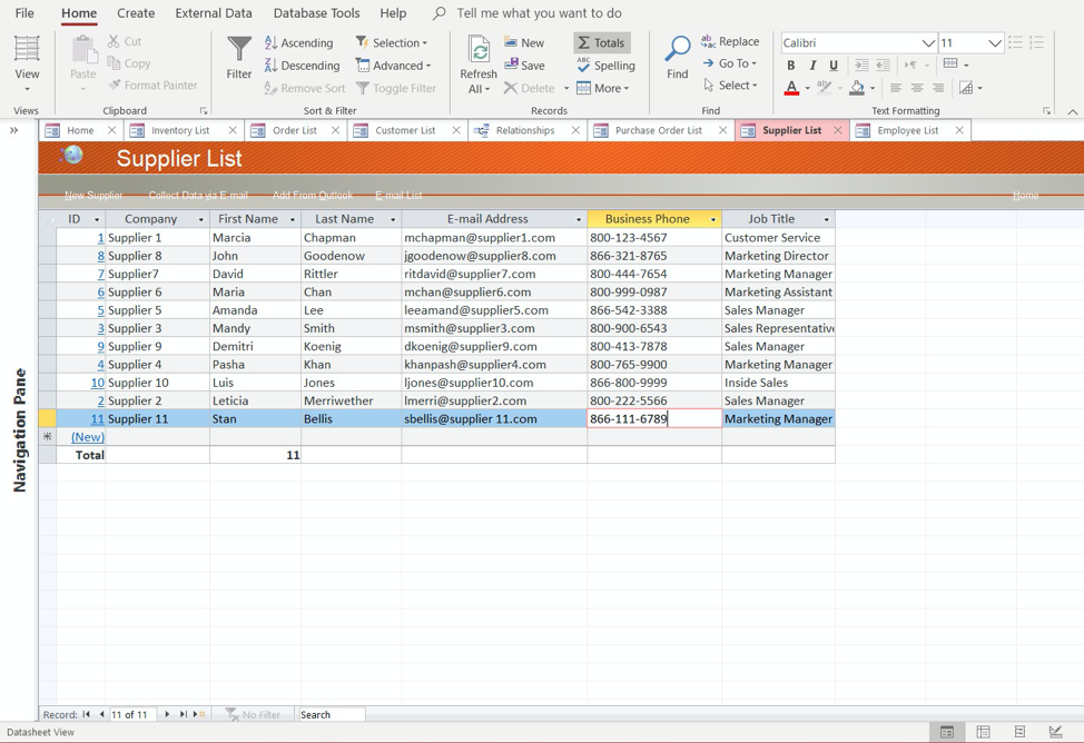 Datasheets Computer Applications For Managers