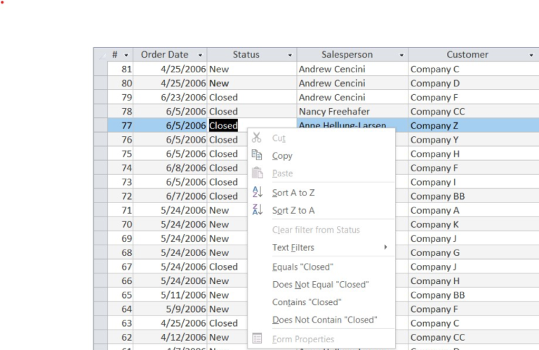 Sorting Data Computer Applications For Managers