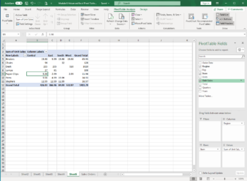 Pivot Tables | Computer Applications for Managers