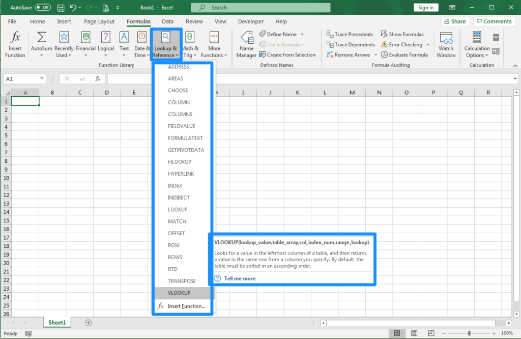Lookup Functions and Formulas | Computer Applications for Managers