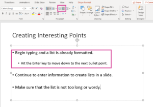 Modifying Lists | Computer Applications for Managers