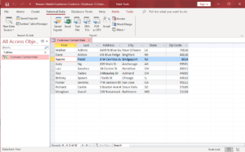 Access and Mail Merge | Computer Applications for Managers