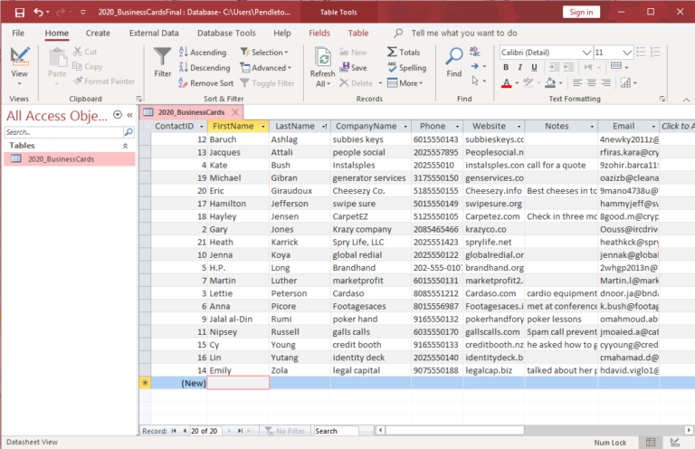 Module 14 Assignment: Modify Access Database | Computer Applications ...
