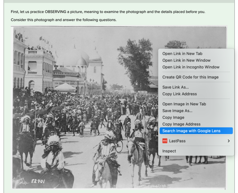 Analyzing Images | United States History II