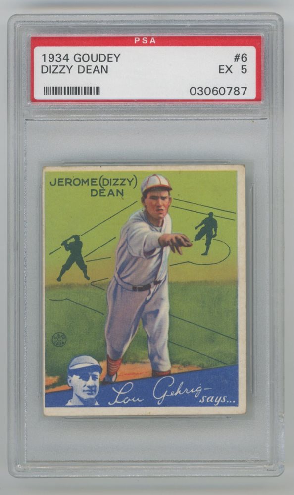 Auction Prices Realized Baseball Cards 1934 Goudey Dizzy Dean