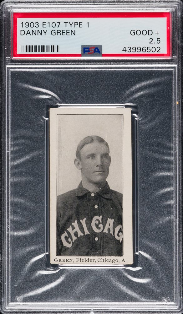 Robert Edward Auctions Auction Item 95 Baseball Cards 1903 E107 Type 1