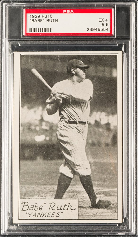 Auction Prices Realized Baseball Cards 1929 R315 "Babe" Ruth