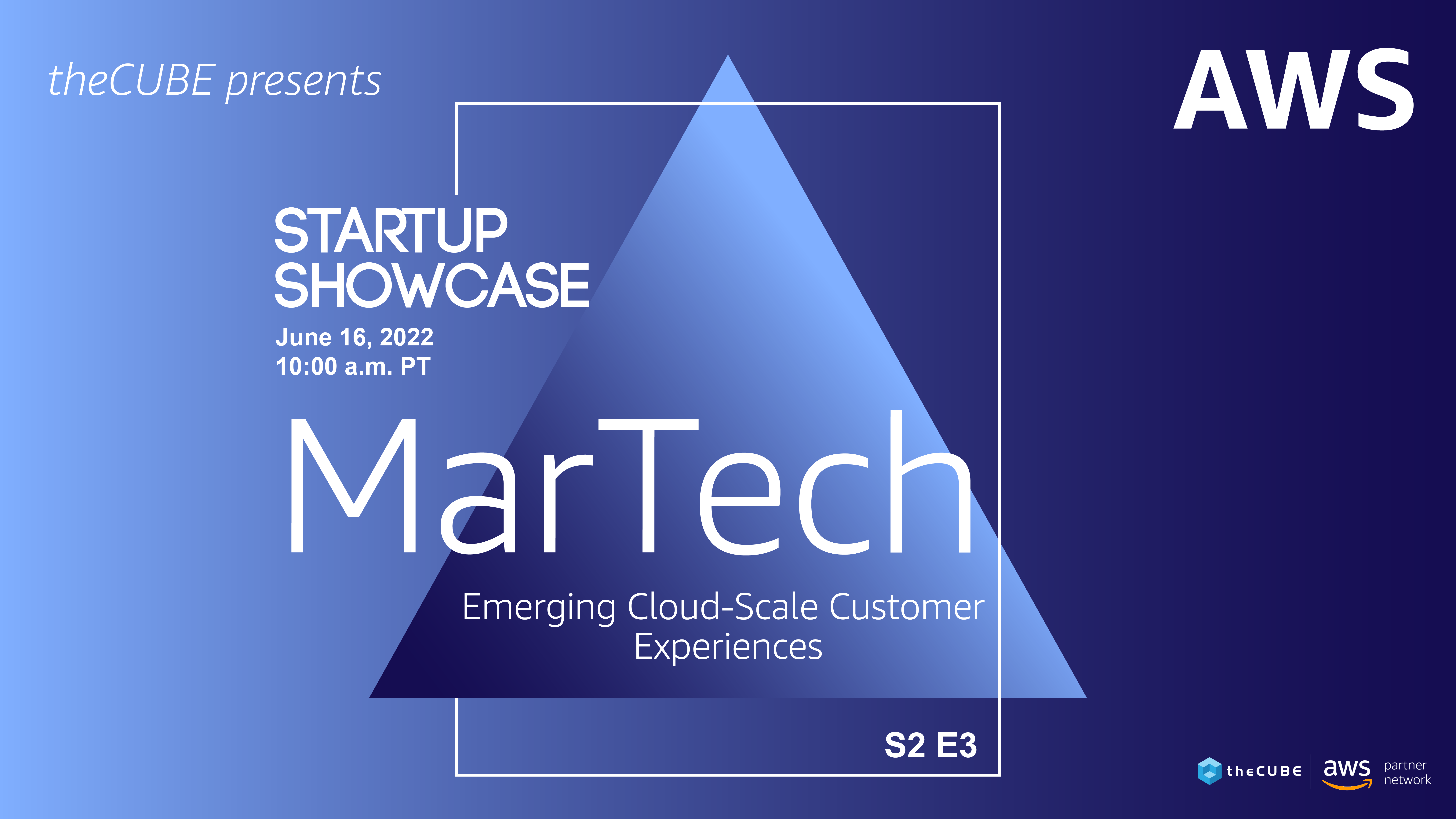 AWS Startup Showcase Series | AWS Startup Showcase S2 E3