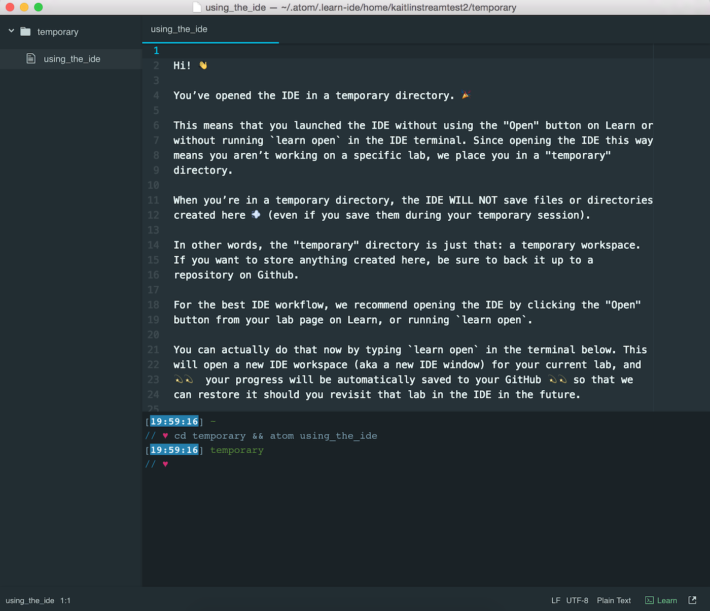 GitHub - learn-co-curriculum/the-learn-ide-getting-set-up