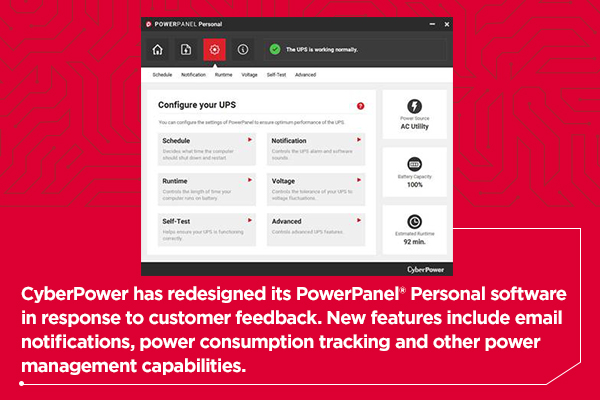 CyberPower Relaunches PowerPanel® Personal Power Management Software ...