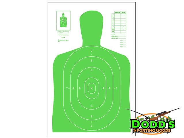 Action Target B27elgr Qualification High Visibility Silhouette B-27E ...