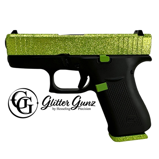 Dodd's Sporting Goods. Glock 43X 9Mm Zombie Green Glitter Gunz ...