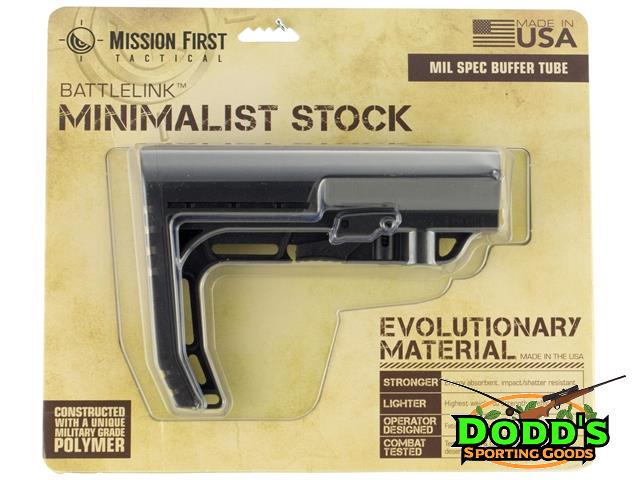 Mission First Tactical Bmsmil Battlelink Minimalist Stock Collapsible ...