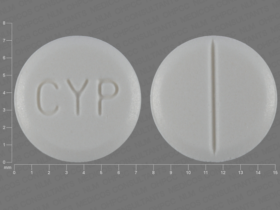 Cyproheptadine: Uses, Interactions, Mechanism of Action | DrugBank Online