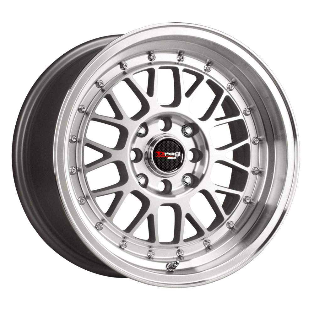 2 New 15X7 40 Offset 4x100/4x114.3 DRAG DR-44 Silver Wheels/Rims 13898 ...