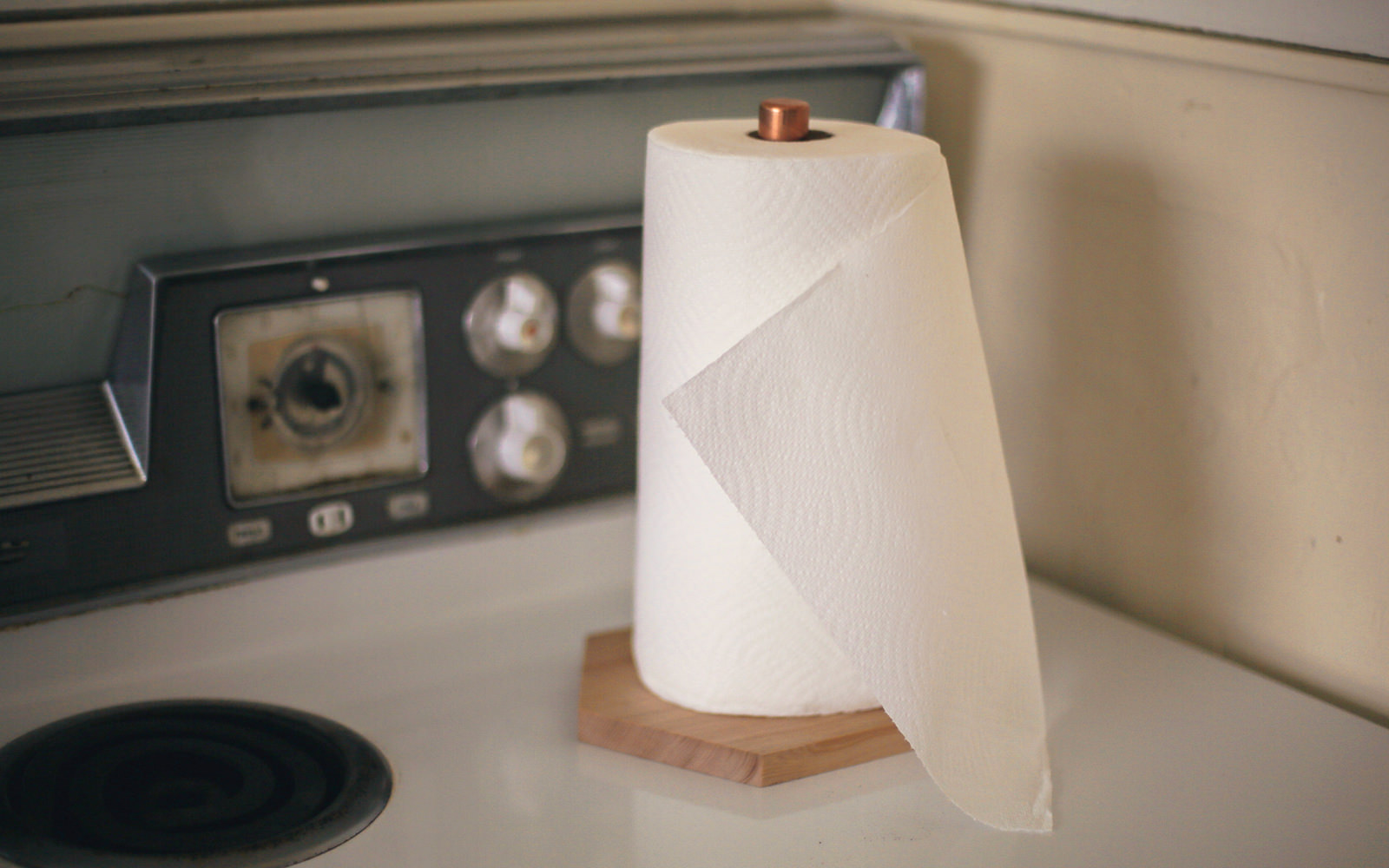 DIY Copper Paper Towel Holder Make Your Own Paper Towel Holder