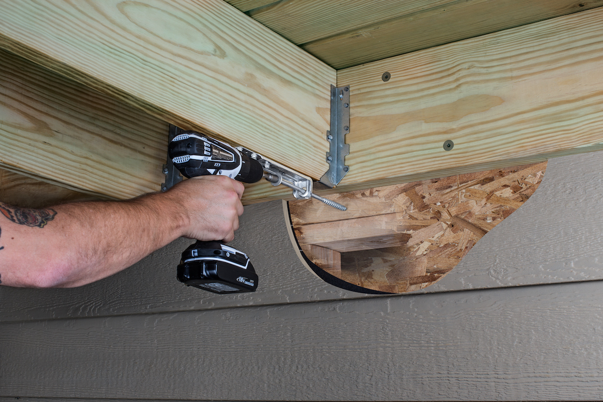 Proper Ledger Board Connections For Attached Decks Dunn Solutions 