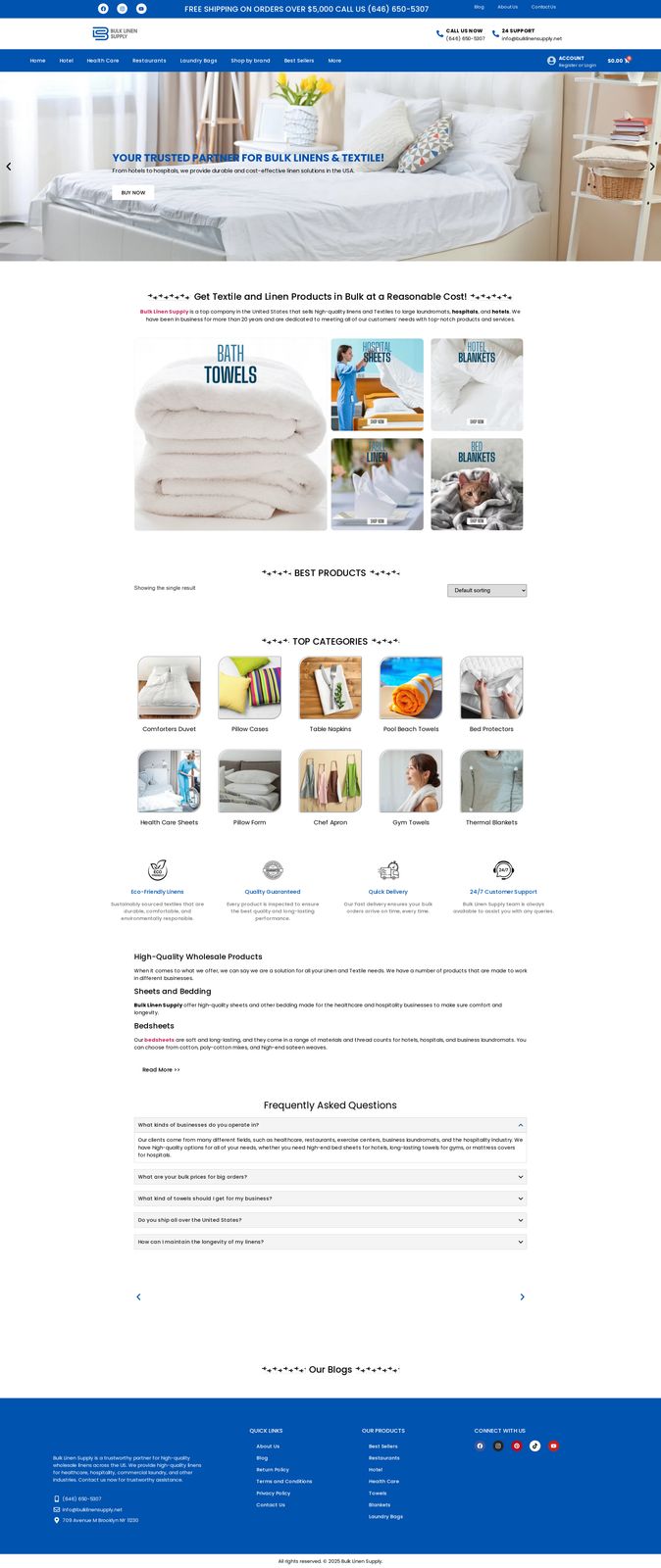 Bulk Linen Supply (1 Photo) - Dwell