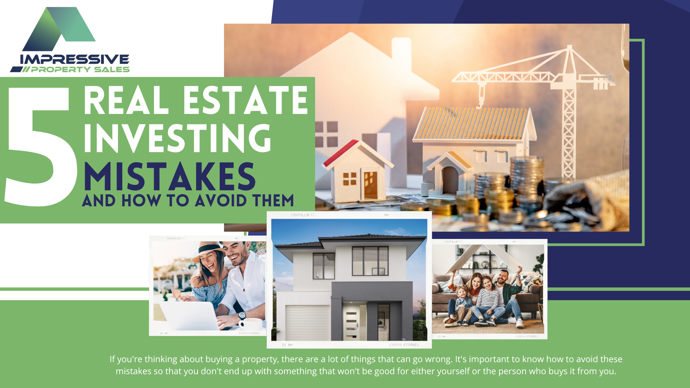 Top 5 Real Estate Investing Mistakes and How to avoid them | Impressive ...