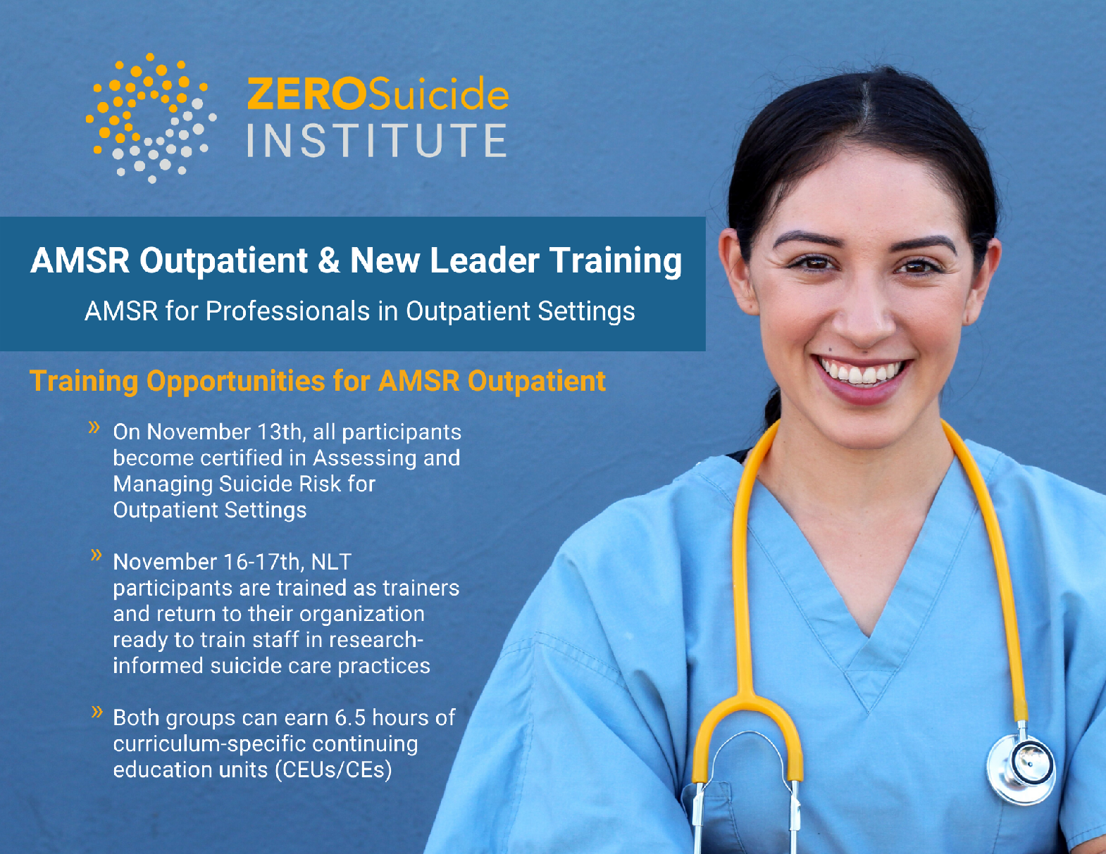AMSR Outpatient: New Leader Training (NLT) - 11.13-17.2020