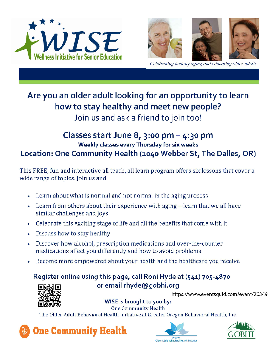 Wellness Initiative for Senior Education (WISE)