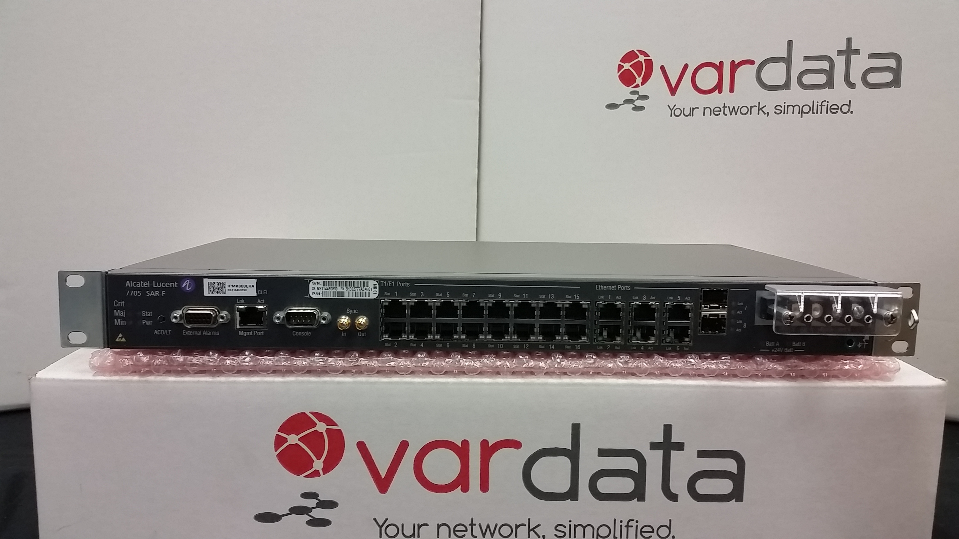 ALCATEL LUCENT AGGREGATION ROUTER 7705 SAR-F +24V DC - 3HE02777AB ...