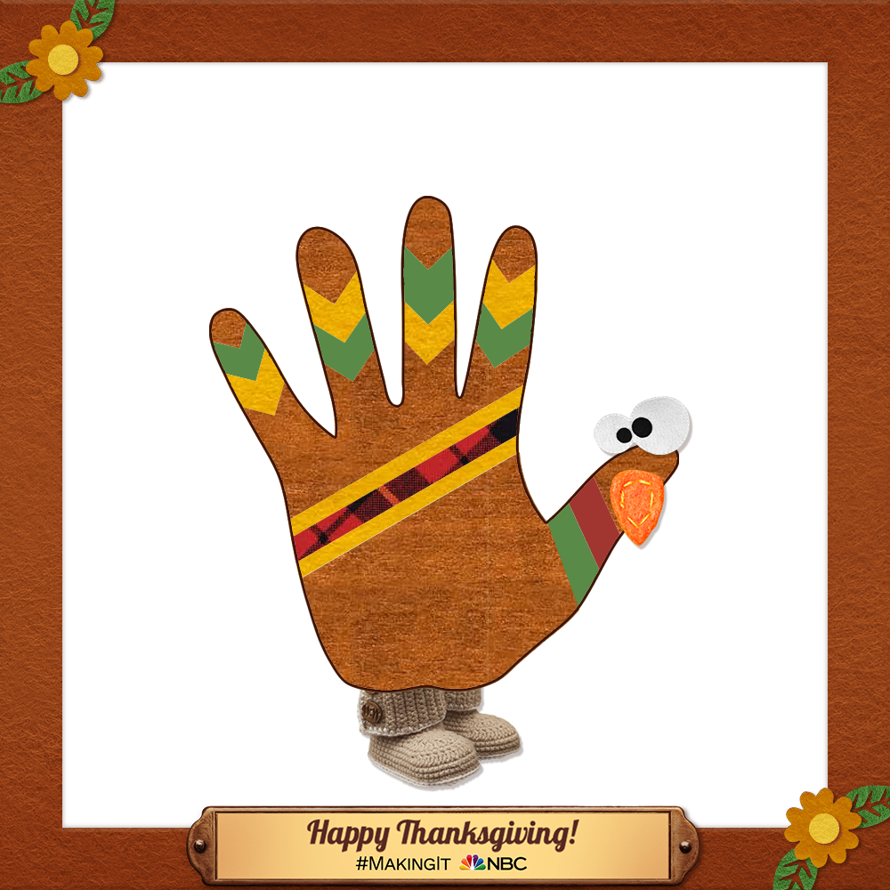 Thanksgiving Fun Create A Cute Hand Turkeys By NBC Geek Girl Authority