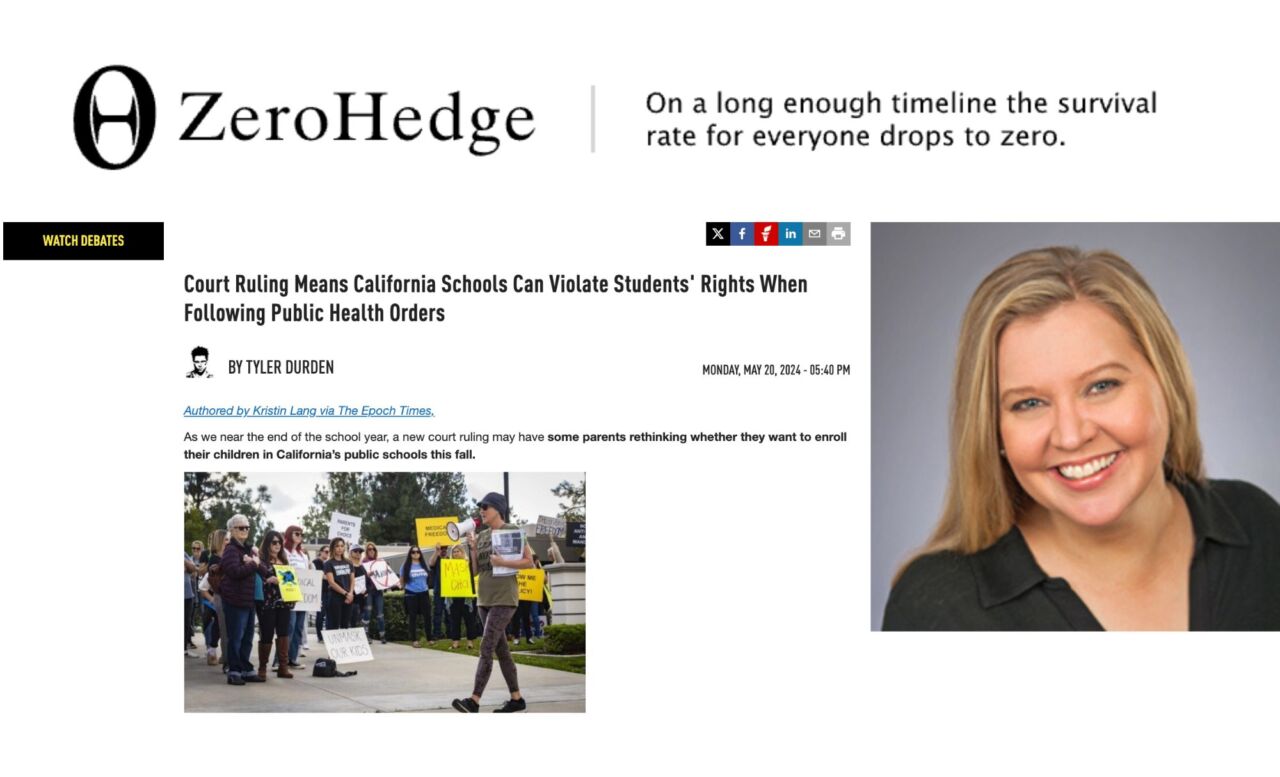 Palicke case republished on ZeroHedge! - Free Now Foundation