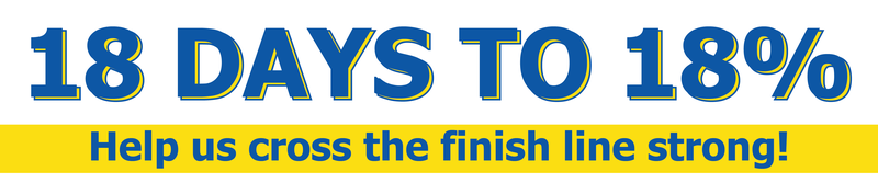 18 Days to 18% Alumnae Giving! · GiveCampus