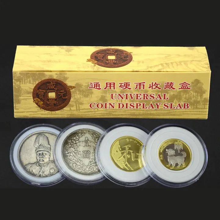 Universal Coin Slab Displays Capsules (20 pcs) | GoldInSilver