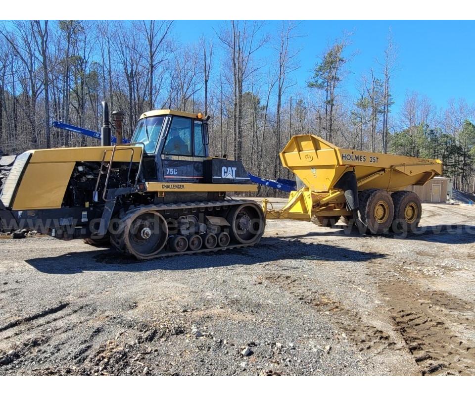 1993 Caterpillar Challenger 75C Track Tractor with Holmes 25T Material ...