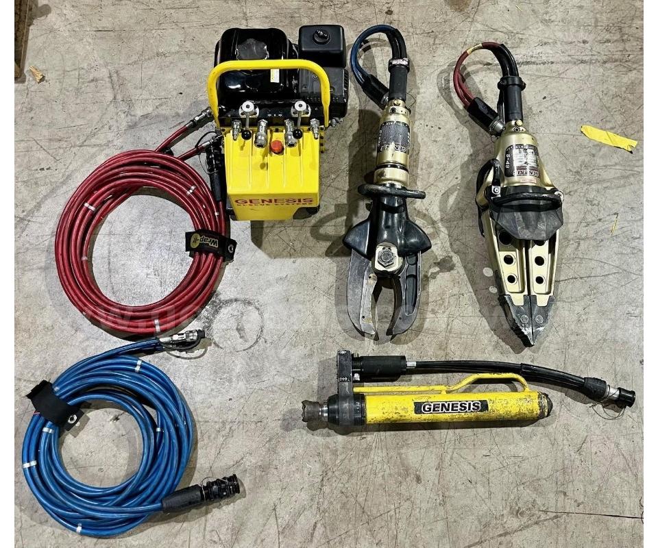 Genesis Rescue Systems Heavy Duty hydraulic extrication tool package