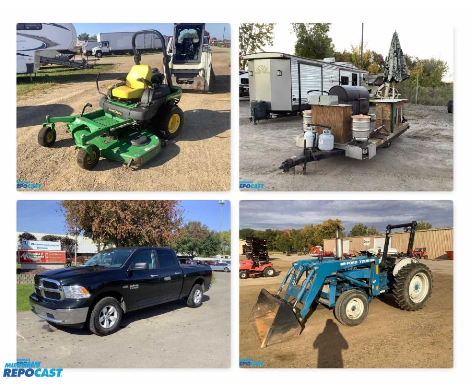 Byron Center & Wayland, MICHIGAN: REPO'S, TRUCKS, TRAILERS, EQUIPMENT ...