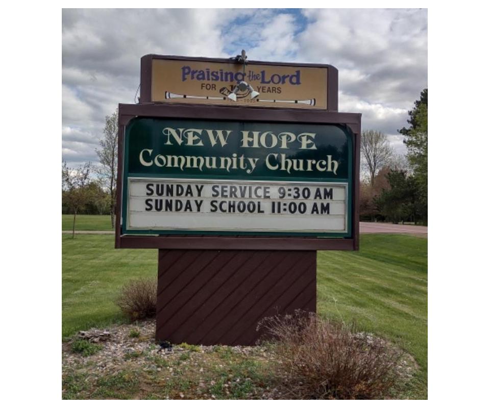 Outdoor Sign With Wooden Shroud, Base & Letters