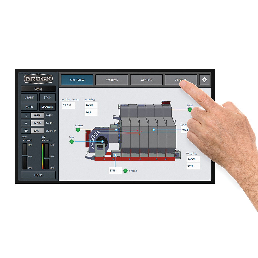 Dryer Control System Provides Simple Monitoring, Control for Brock……