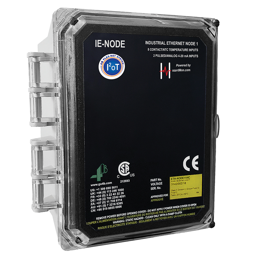 Industrial Ethernet Node Provides Sensor Data to Automation