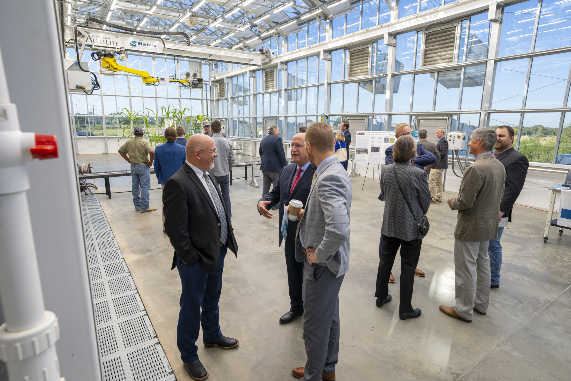 Texas A M AgriLife Debuts Automated Precision Phenotyping Greenhouse